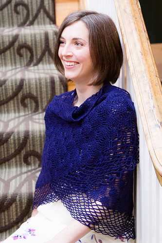 Ravelry: Pear Trellis Shawl pattern by Angelia Robinson