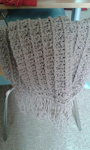 Ravelry: Ridged scarf pattern by Alice Leiper