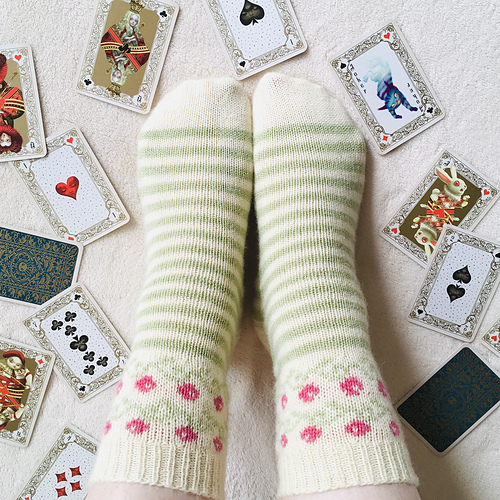 Ravelry: Alice socks pattern by Sandrine Vos