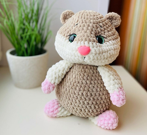 Ravelry: Hamster plush toy pattern by Ekaterina Chirkova