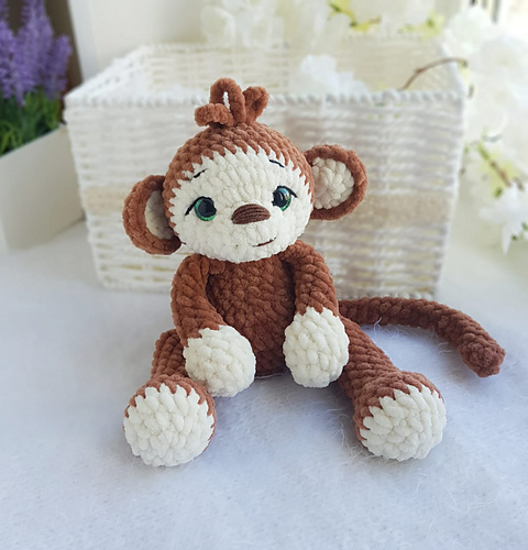 Ravelry: Monkey plush toy pattern by Ekaterina Chirkova