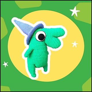 Ravelry: Smiling Friends Glep pattern by ChontichaDESIGN