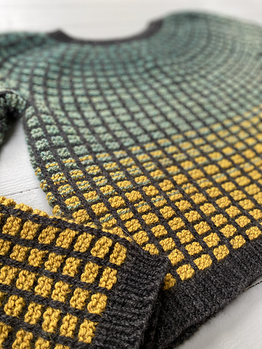 Is this 2-color brioche? The square pattern is confusing me : r/knitting