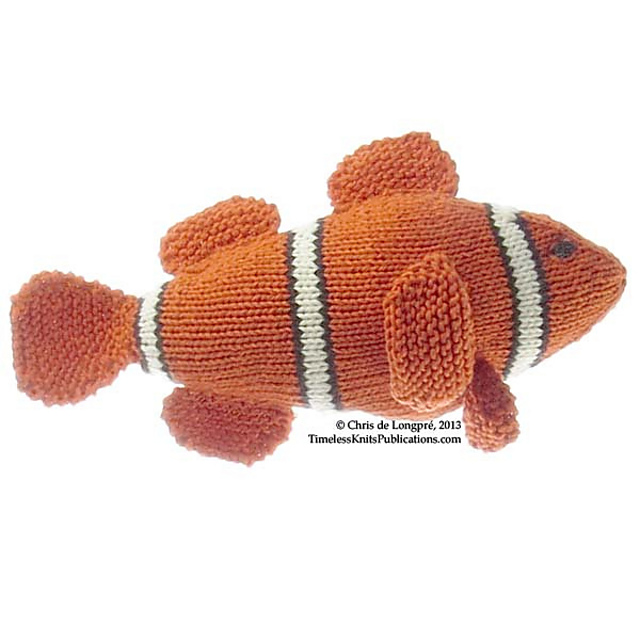 Ravelry: Clown Fish pattern by Chris de Longpré