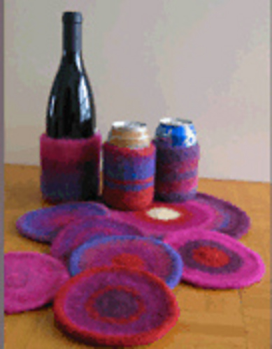 Ravelry: Felted Coasters, Hot Pads, and Beverage Jackets pattern by ...
