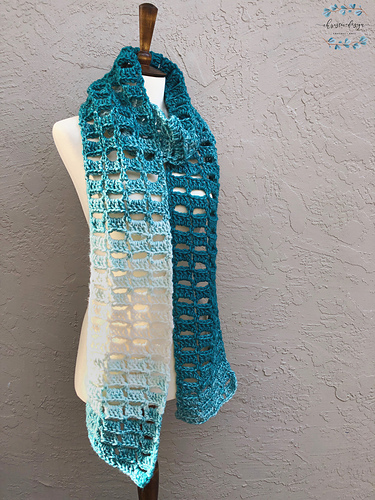 Ravelry: Alza Scarf pattern by Crystal Marin
