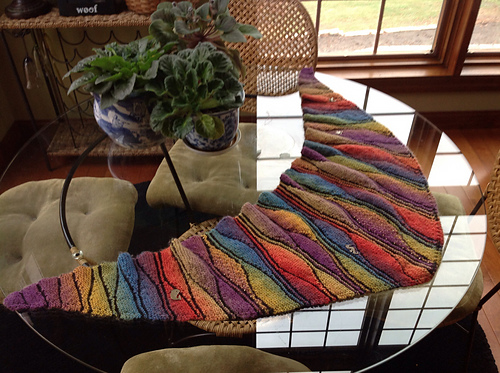 Ravelry: Autumn Fusion Shawl (English) pattern by Brigitte Elliott