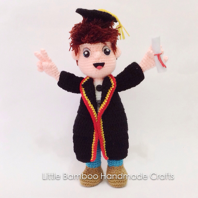 Ravelry: The Graduation doll pattern by Little Bamboo Handmade