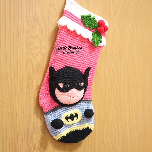 Ravelry: Batman Christmas Stocking ( Comics Inspired ) pattern by ...
