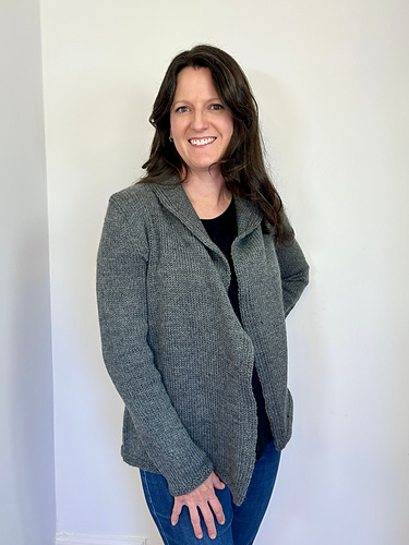 Ravelry: Knit Put Your Records On Cardigan pattern by City Farmhouse Studio