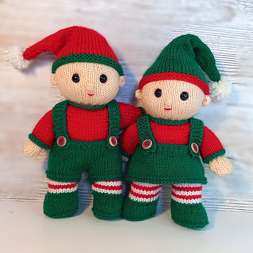 Ravelry: Betsy and Ben Elf set pattern by Claire Fairall Designs