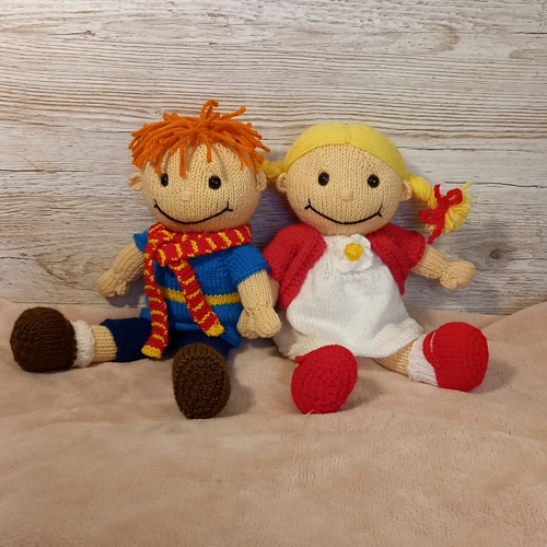 Ravelry: Finn and Freya dolls pattern by Claire Fairall Designs