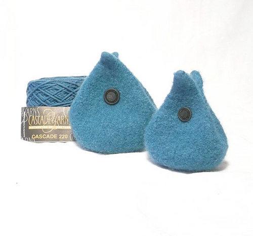 Ravelry: Felt Teardrop Pouch 2 sizes pattern by Claire Fairall Designs
