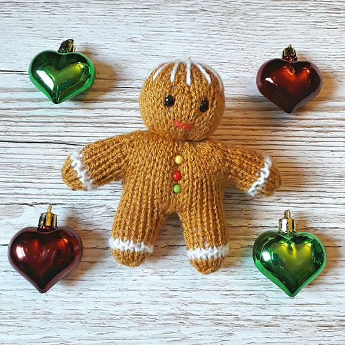 Ravelry: Gingerbread man pattern by Claire Fairall Designs