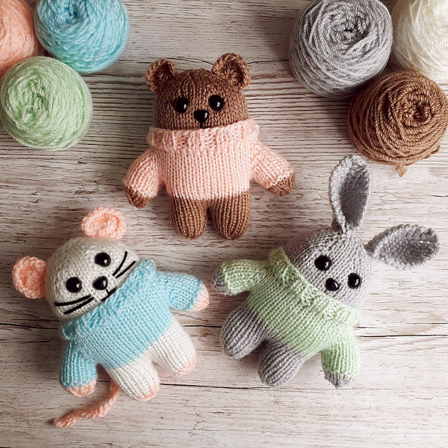 Ravelry: Teddy Boo and Friends pattern by Claire Fairall Designs