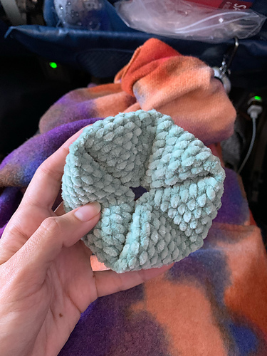 Ravelry: Flexagon fidget toy pattern by Andrea Cretu