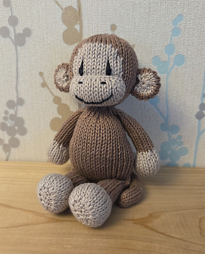 Ravelry: Cute Knitted Monkey pattern by Holly Moore