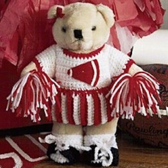 Ravelry: "Beary" Cute Cheerleader Clothing pattern by Cynthia (Cindy ...