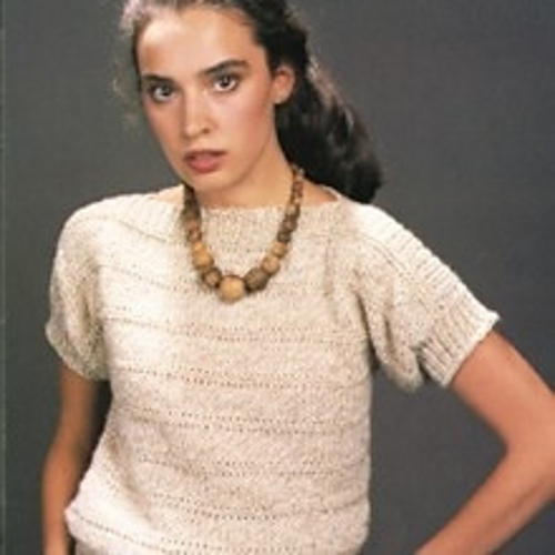 Ravelry: Garter Ridge Sweater pattern by Darla Sims