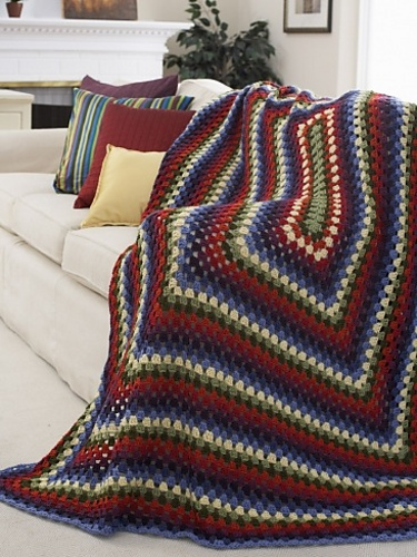 Ravelry: Stained Glass Window Afghan #156 pattern by Patons