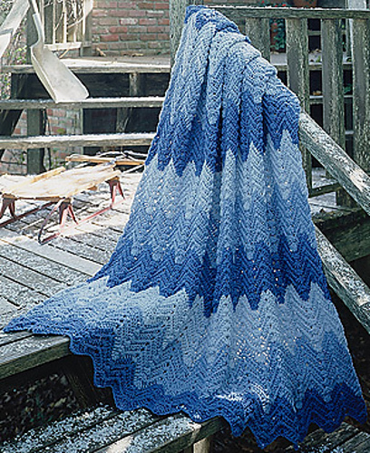 Ravelry: Wintry Ripple Afghan pattern by Carole Prior