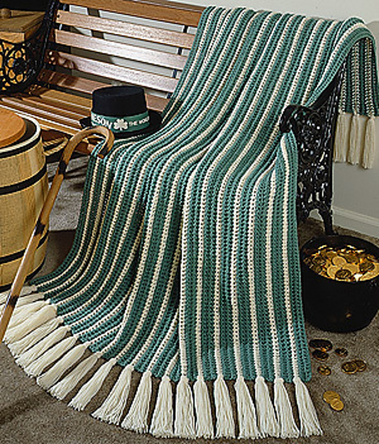 Ravelry: Lucky Striped Afghan pattern by Mary Lamb Becker