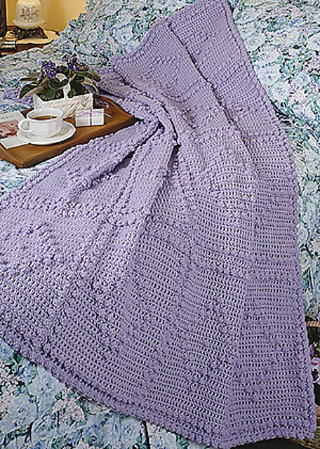 Ravelry: Popcorn Diamond Afghan pattern by Carole Prior