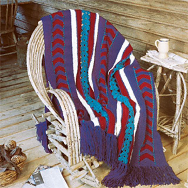 Ravelry: Stately Stripes Afghan pattern by Alinda Miller