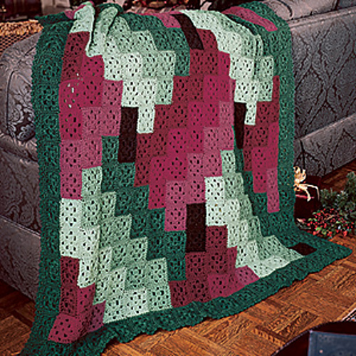 Ravelry: Berry Merry Bargello Afghan pattern by Martha Brooks Stein