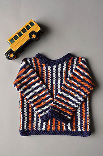 Ravelry: Side to Side Stripes pattern by Universal Yarn