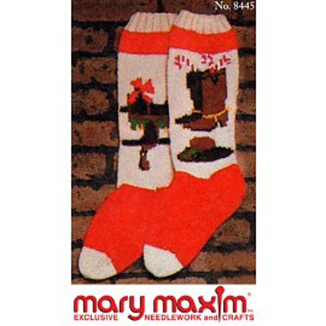 Ravelry: Boot and Saddle Stocking pattern by Mary Maxim