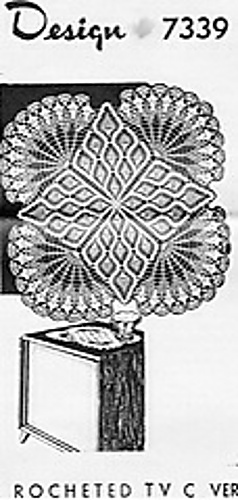 Ravelry: Design 7339, Crocheted TV Cover - patterns