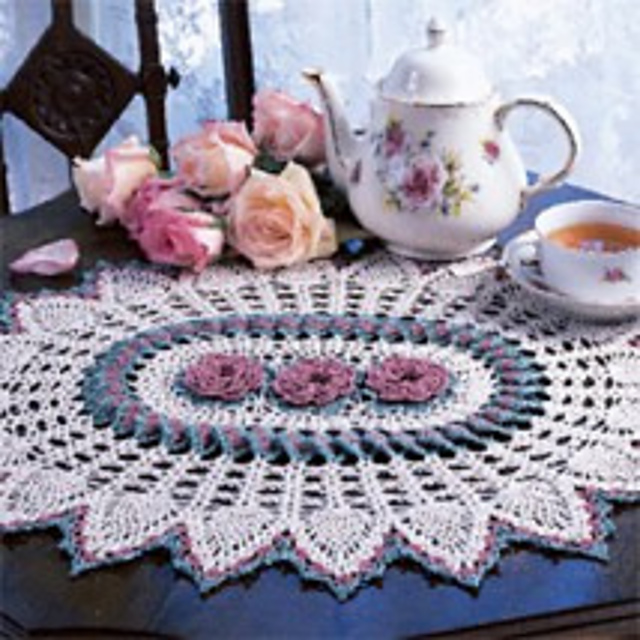Ravelry: Rose Ring Doily aka Rose Delight pattern by Linda Sparkman