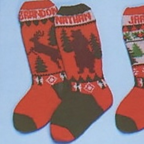 Ravelry: Deer Christmas stocking pattern by Mary Maxim