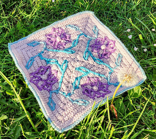 Ravelry: Floral Spring Mosaic Square pattern by Crochet Hooks and Magic