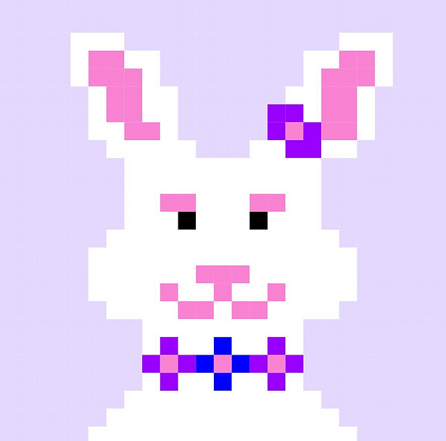 Ravelry: Easter Bunny C2C Graphgan Blanket Square pattern by Claudette ...
