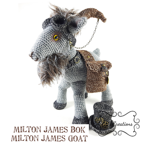 Ravelry: Milton James Steampunk Goat pattern by CB's Creations