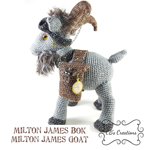 Ravelry: Milton James Steampunk Goat pattern by CB's Creations