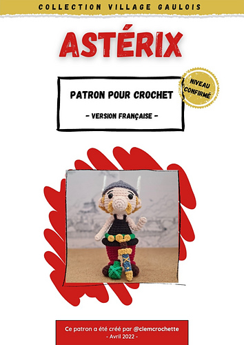Ravelry: Asterix Amigurumi pattern by Clemence Charles
