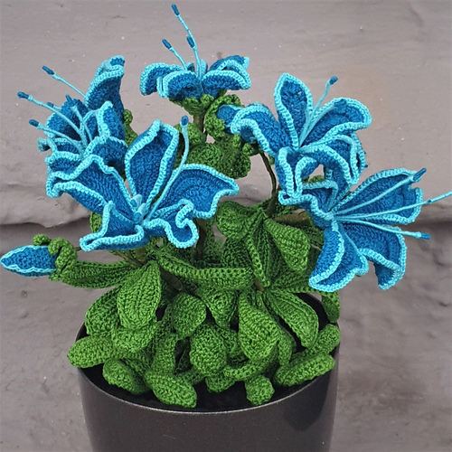 Ravelry: Blue Azalea pattern by Elo Ruggiero