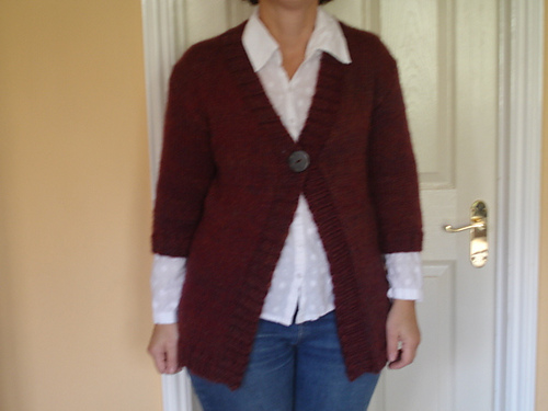 Ravelry: One-Button Cardigan pattern by Sirdar