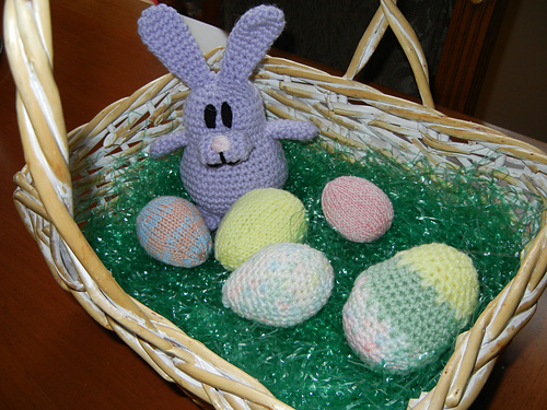 Ravelry: The Easter Bunny and the Googy-eggs pattern by Kim Lapsley