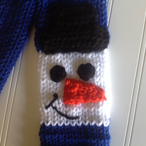 Ravelry: Snowman Scarf pattern by Margaret Olander