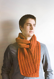Ravelry: My Man's Scarf pattern by Elizabeth Brassard