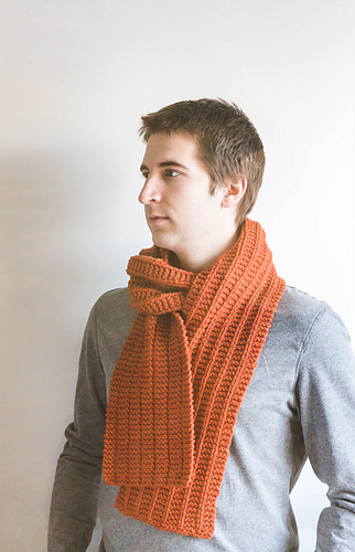 Ravelry: My Man's Scarf pattern by Elizabeth Brassard