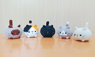 Ravelry: 4in1 low sew loaf cat pattern by Lan Tran