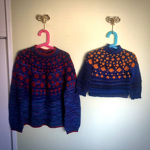 Ravelry: Elise's Dots sweater pattern by Colorway Knits