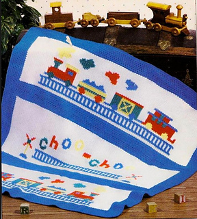 Ravelry: Train Baby Afghan pattern by Dawn A. Kemp