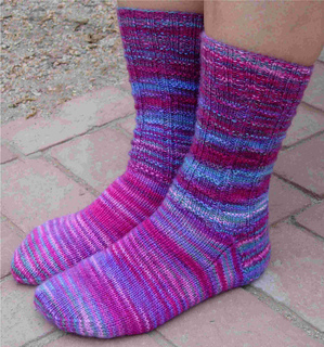 Ravelry: Flat Feet Ladder Socks pattern by Conjoined Creations
