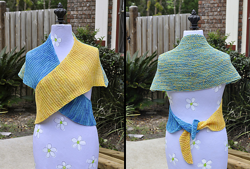 Ravelry: Sincerely Short-Row Shawl pattern by Linda Blakely